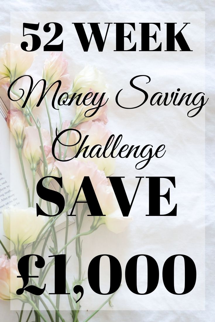 52 Week Savings Challenge - Save Over £1,000 Easily - Time and Pence